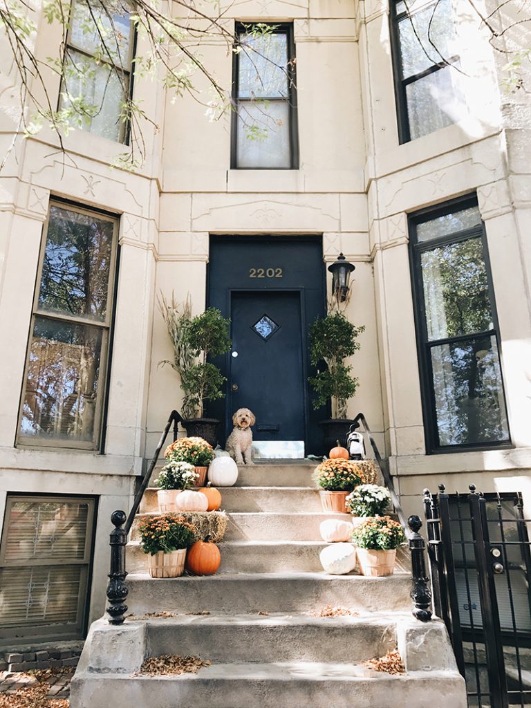 Our Fall Front Stoop Makeover - Elizabeth Street Post