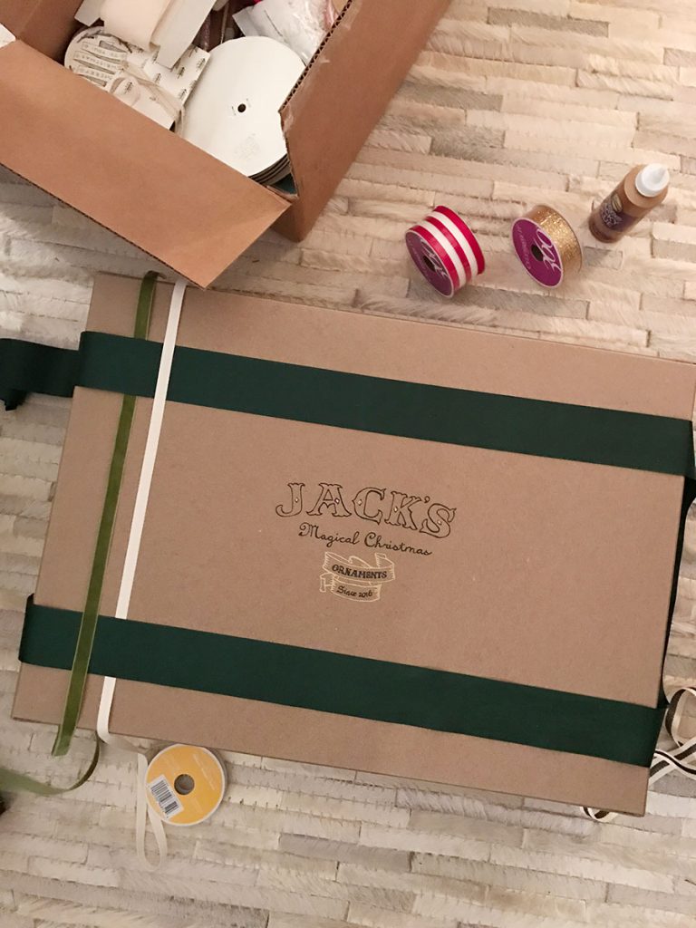 How to DIY Personalized Ornament Boxes - Elizabeth Street Post